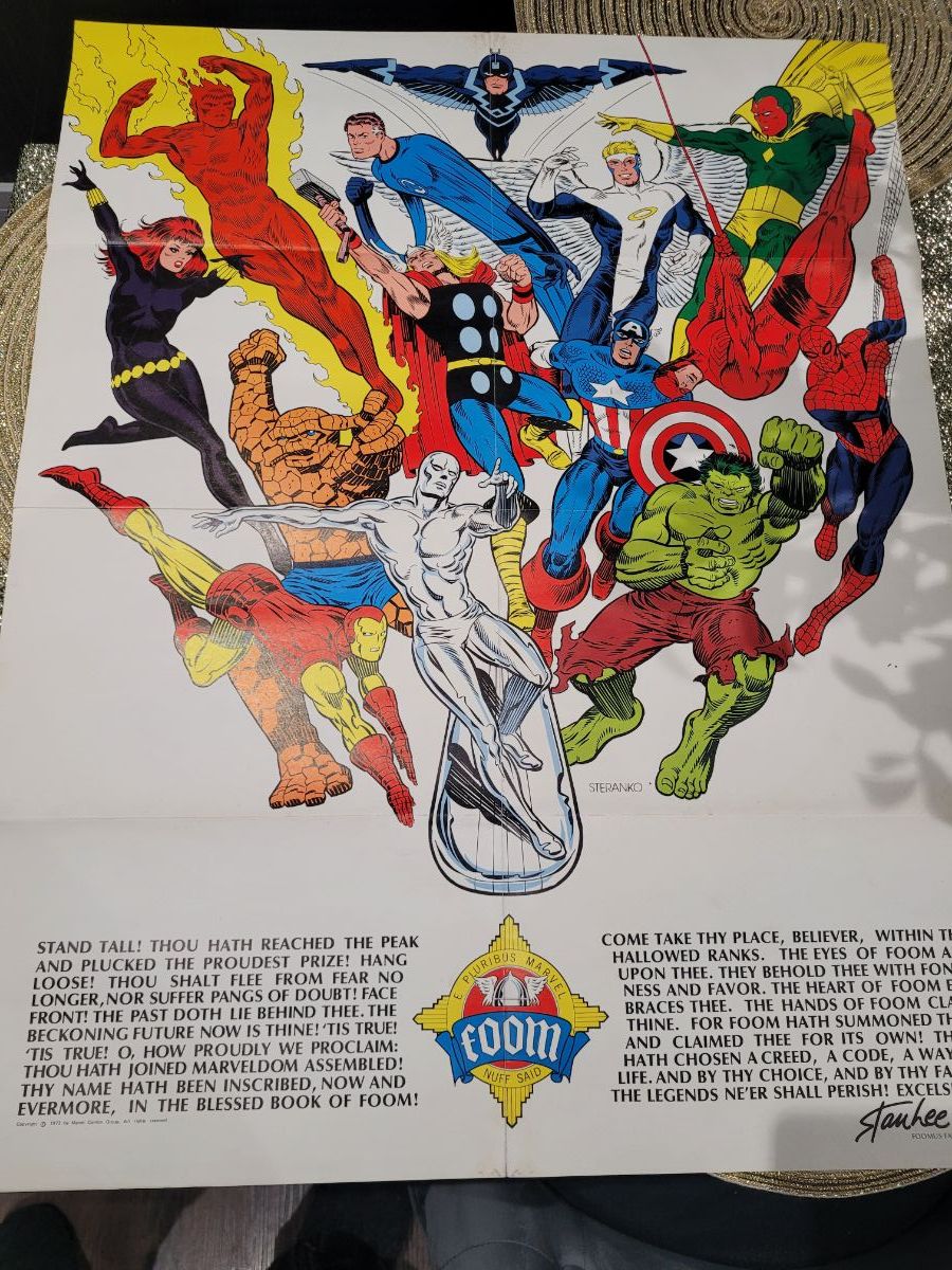 Closed! .Foom #1 with poster membership card and 2 stickers. - Golden ...