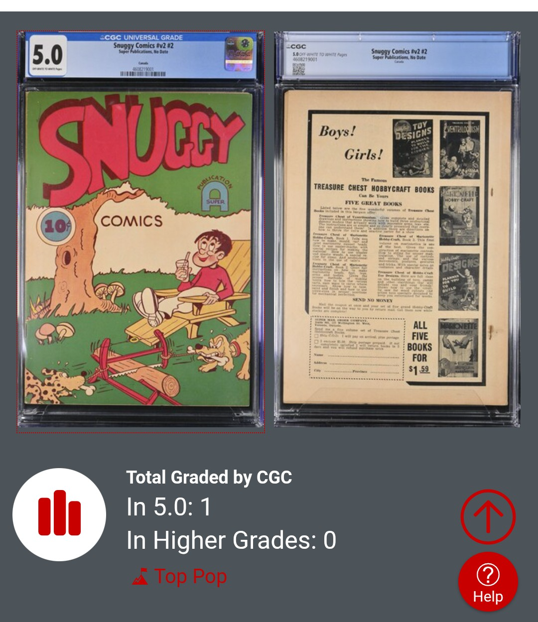 Low Census Canadian Comics - Comics General - CGC Comic Book Collectors ...