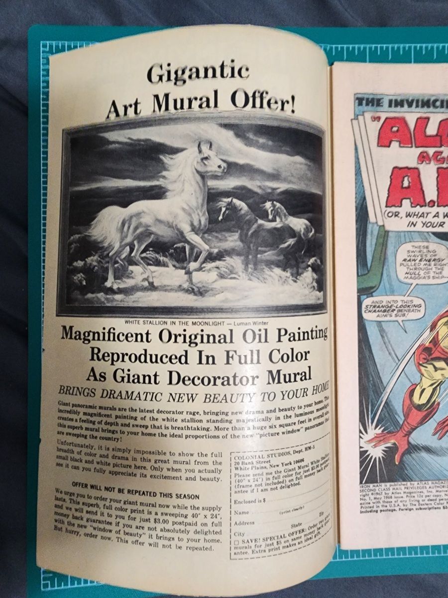 PGM Iron Man 1 (No staples or staple holes?) - Hey buddy, can you spare ...