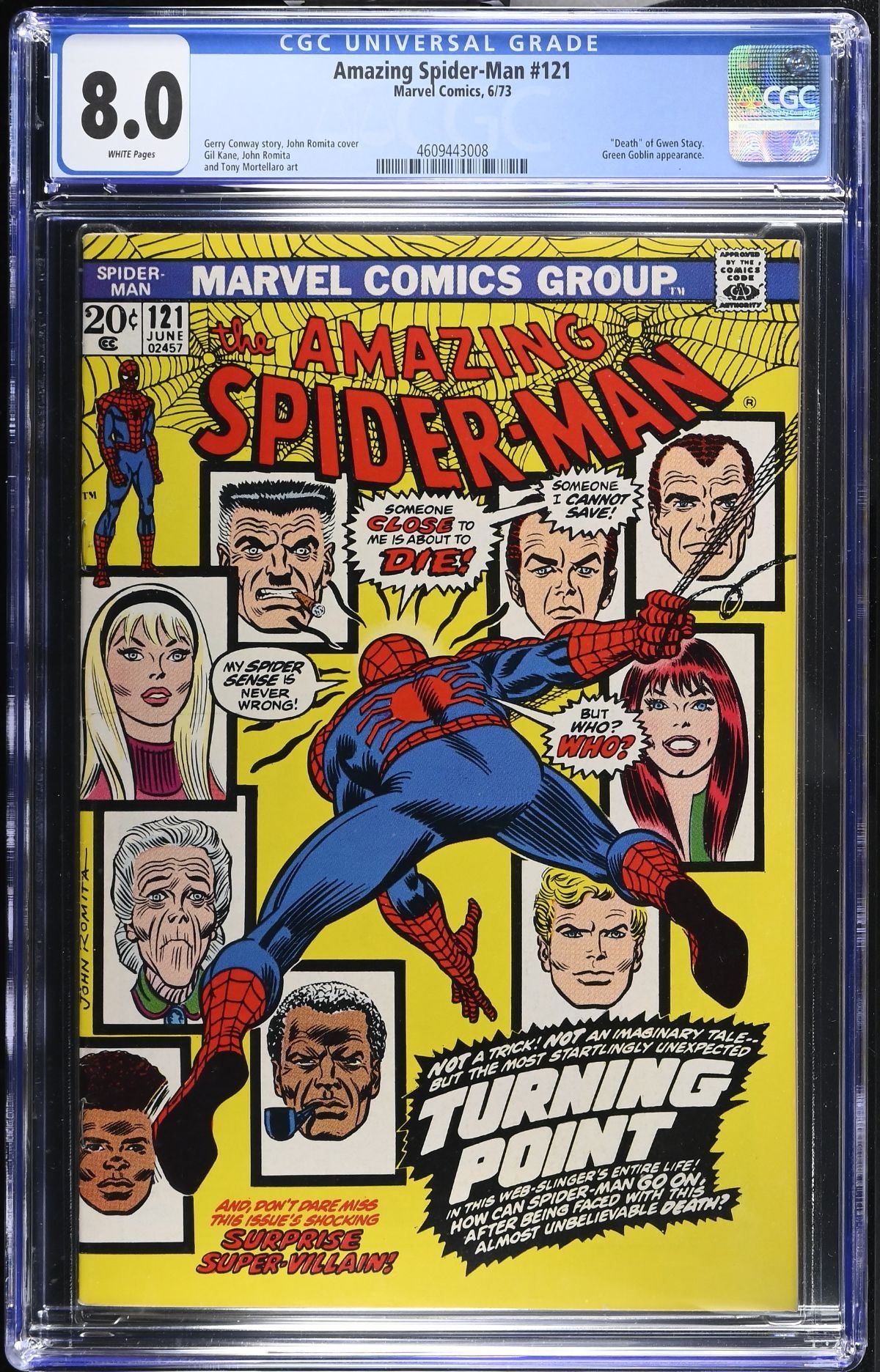 Amazing Spiderman CGC 9.8 - 121, 258, 290, 300, 316, 317, 365 & Others ...