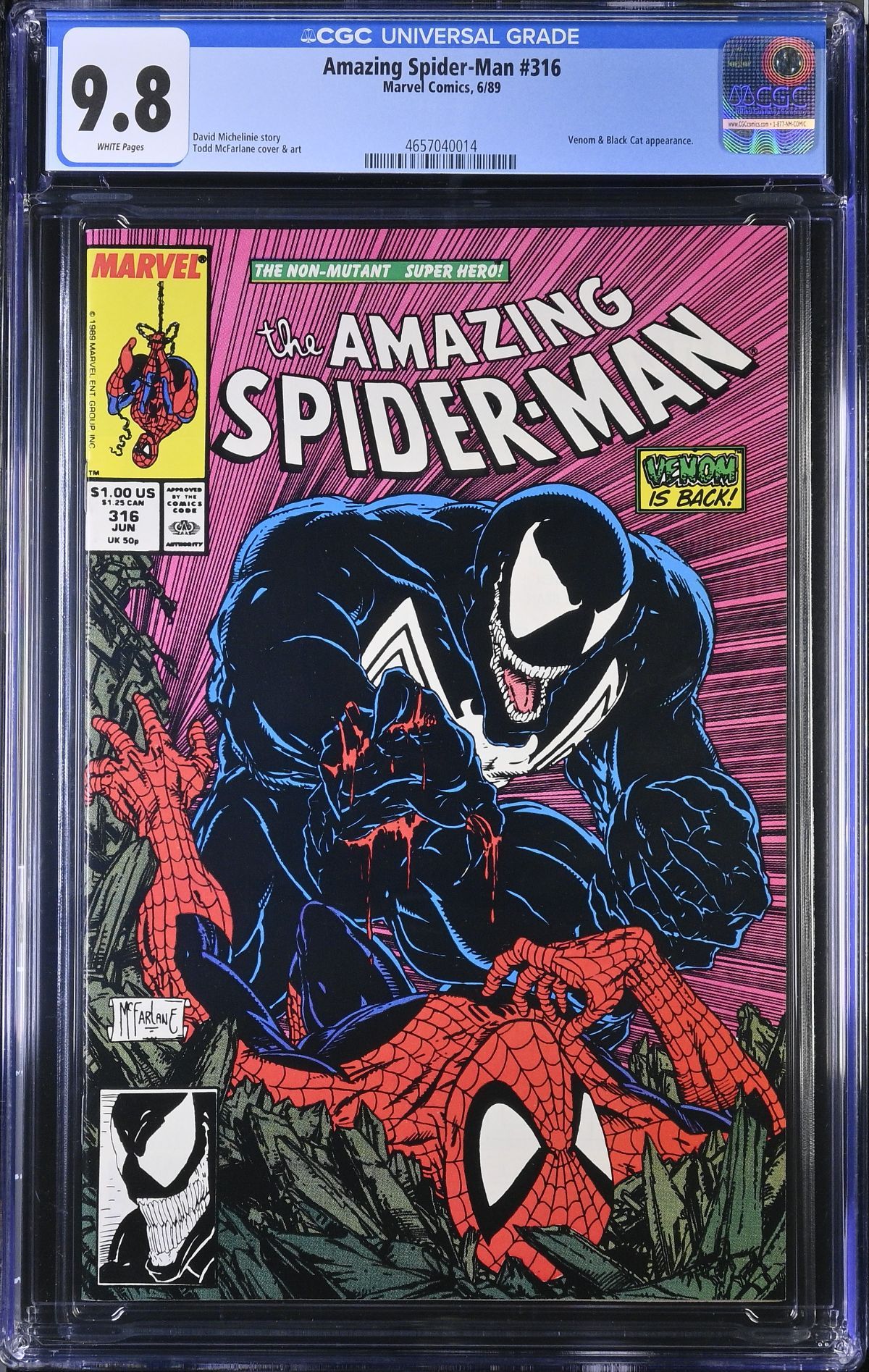 Amazing Spiderman CGC 9.8 - 121, 258, 290, 300, 316, 317, 365 & Others ...