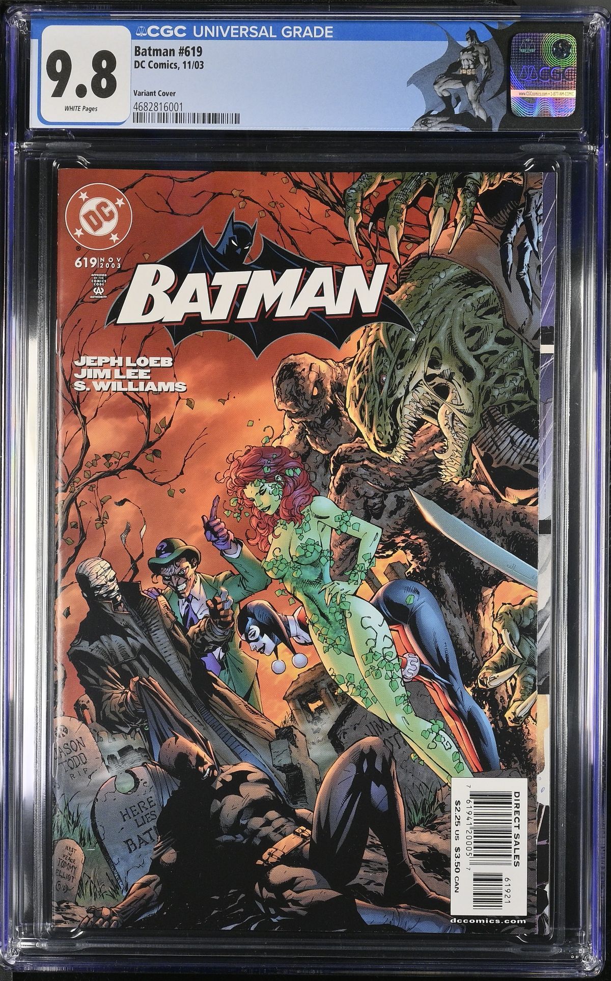 Batman (2003) # 619 Villain Cover by Jim Lee VARIANT - Copper / Modern ...
