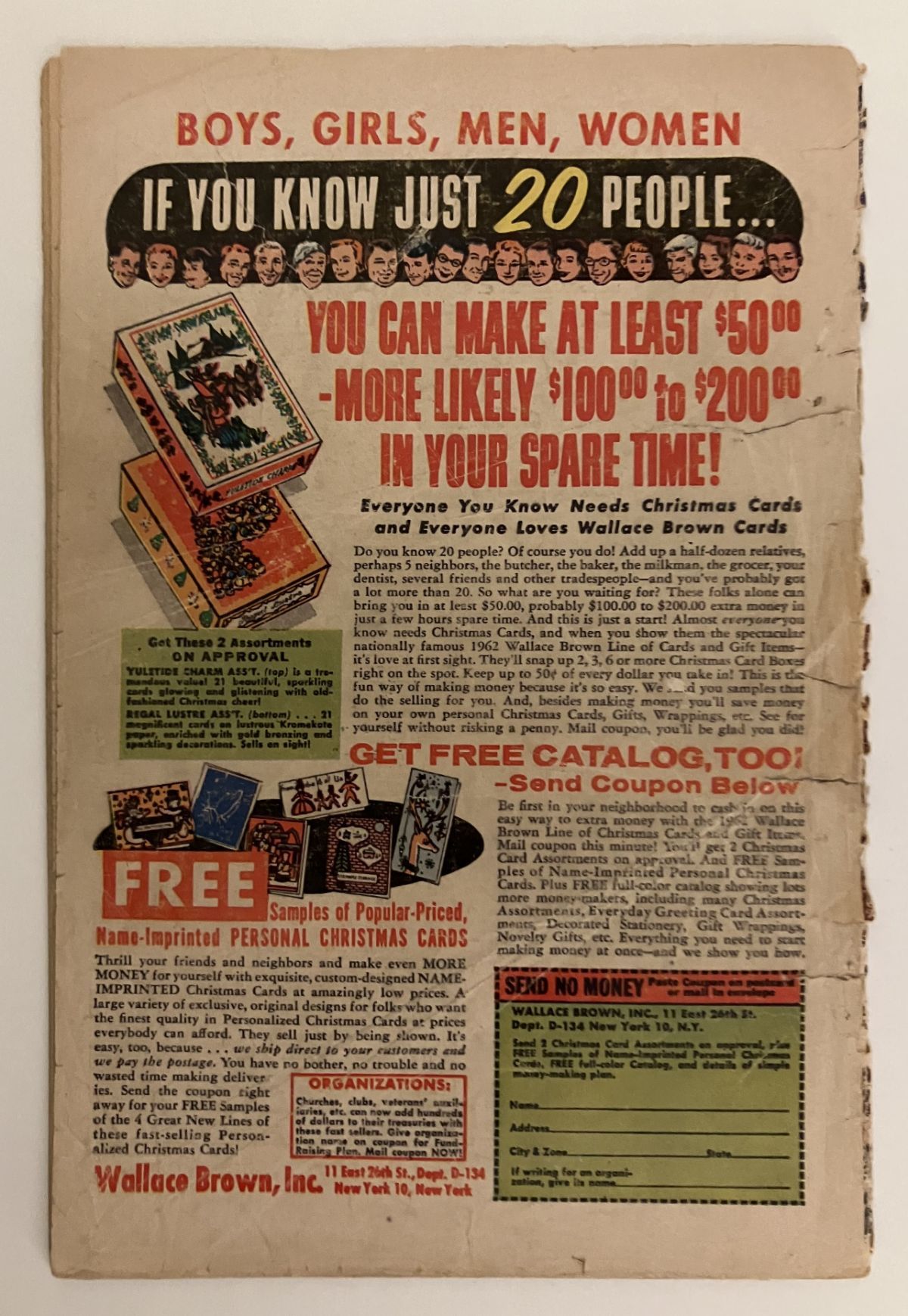 Fantastic Four 7 - Reader with cover glued to spine - shipped to US $89 ...