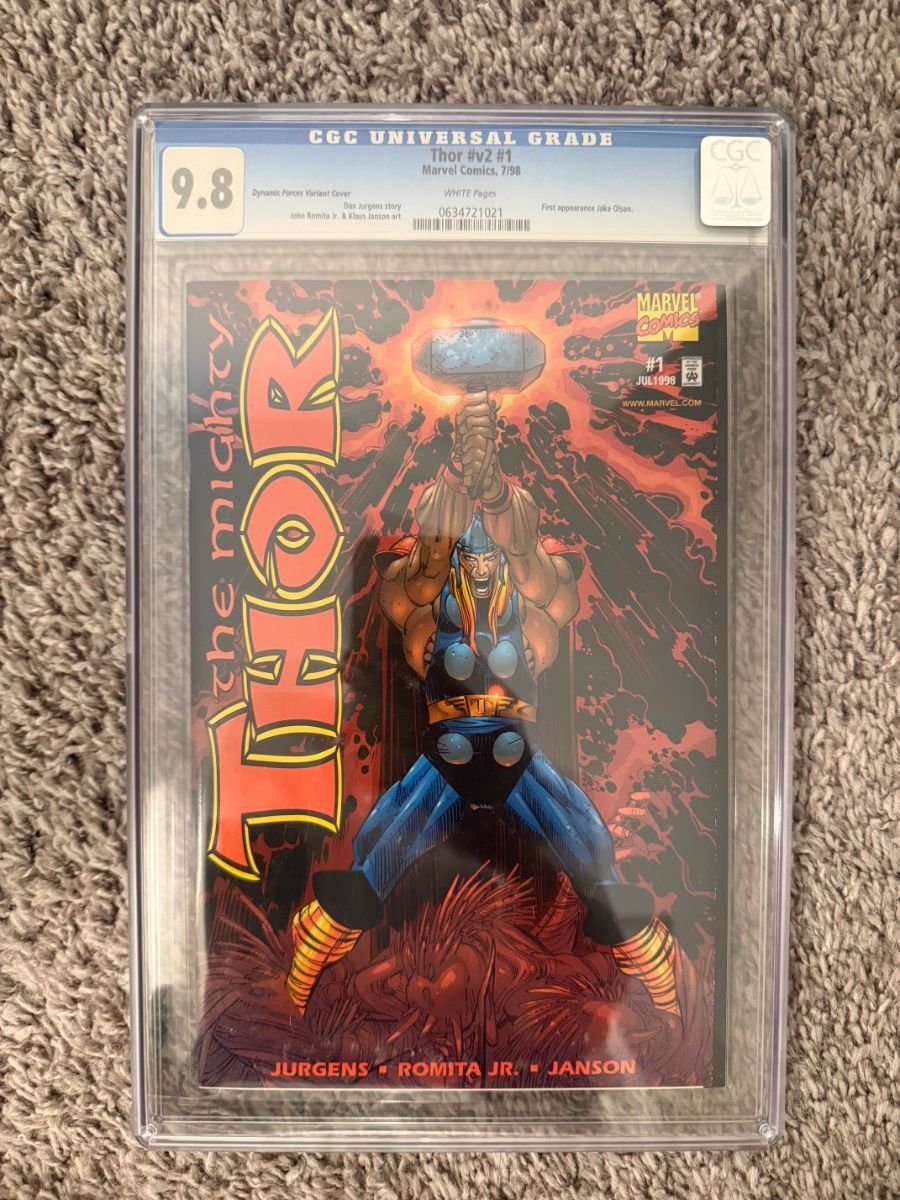 Modern Thor - Modern Age Comic Books - CGC Comic Book Collectors Chat ...