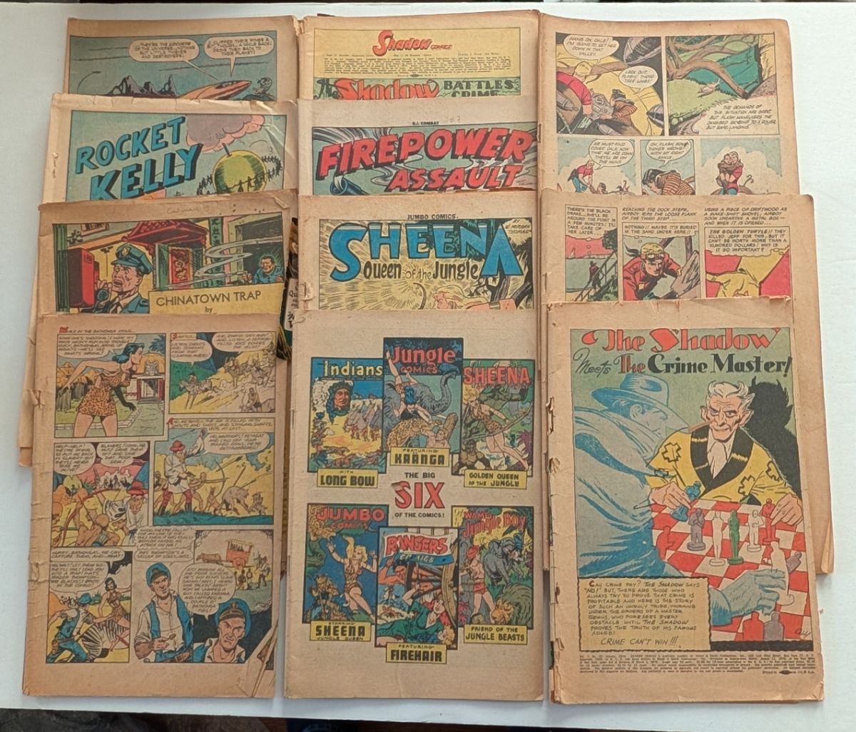 Coverless, incomplete and bits and pieces comic book sale!!! Many ...