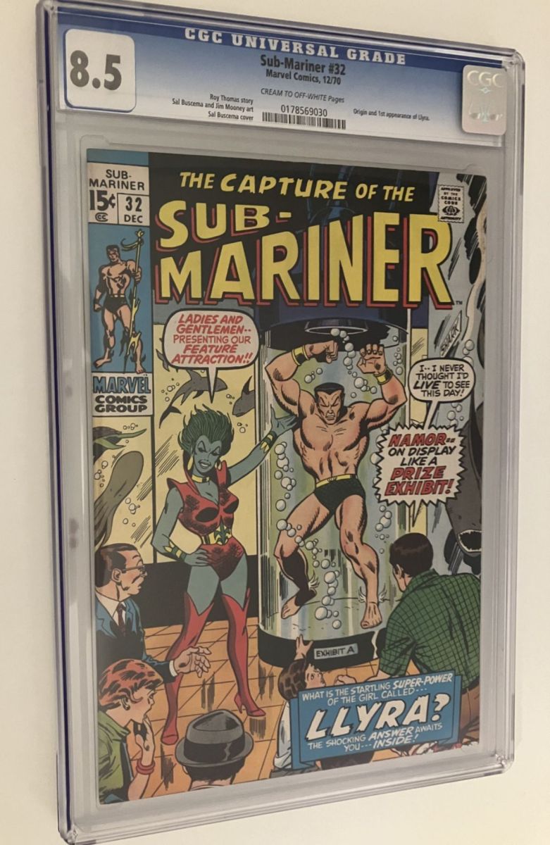 1970 Sub-Mariner Trio: 30 (Capt. Marvel app), 31 (Thing app), 32 (1st ...