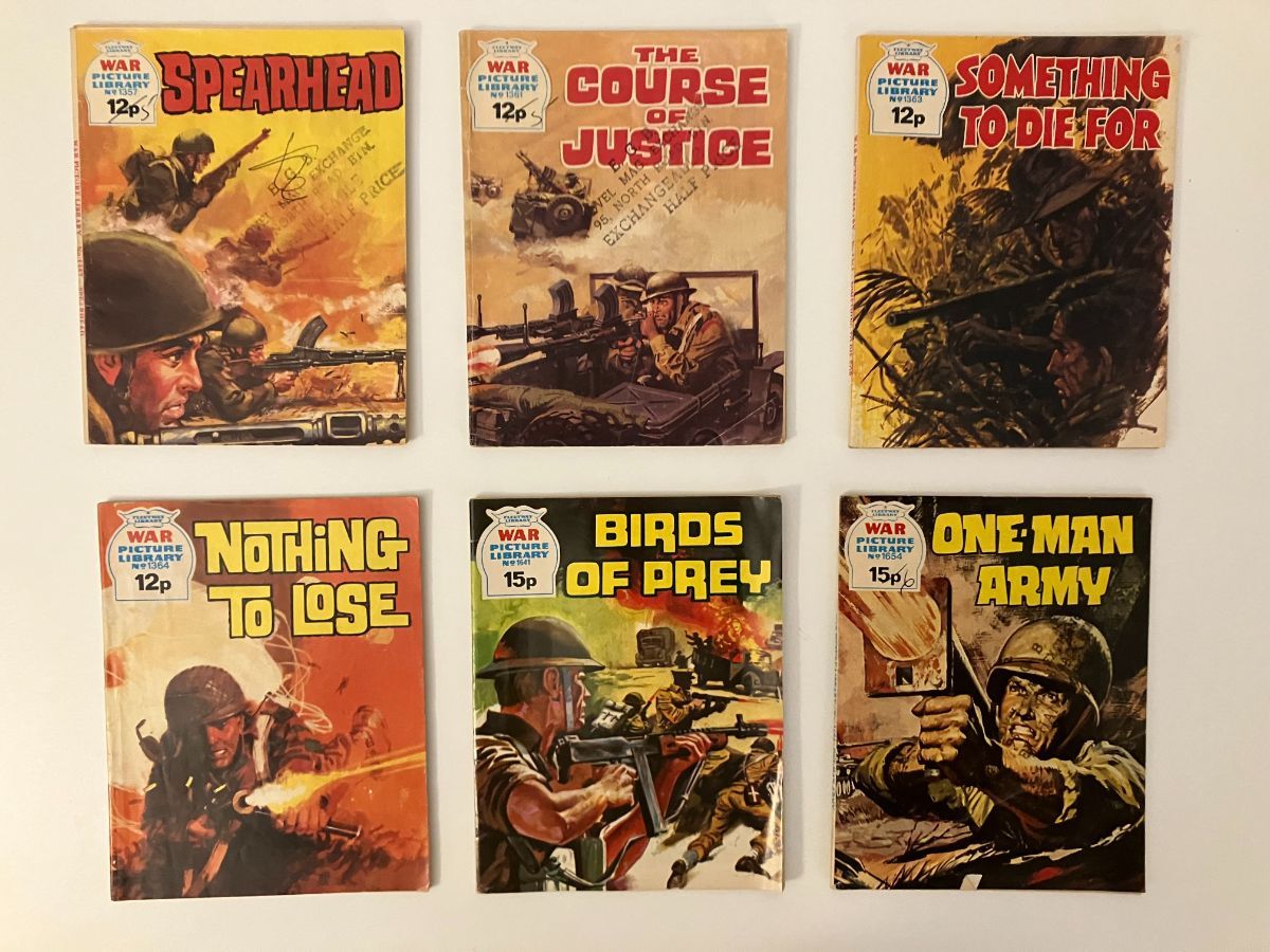 UK War Titles - Battle Picture Library, Commando, War Picture Library ...