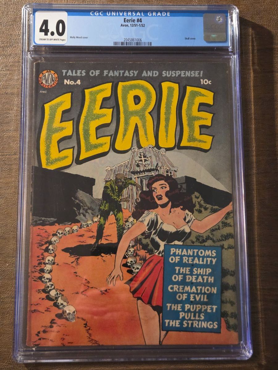 Erie Comics #4 CGC 4.0 from Avon Comics. Great Pre Code Horror with ...