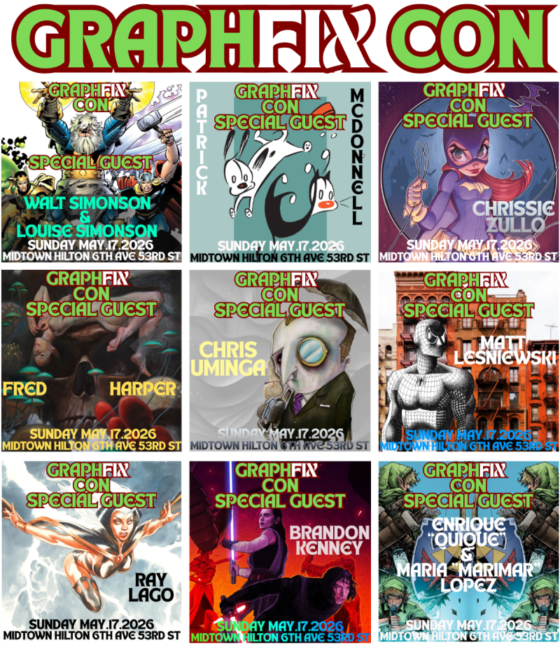 Anyone going to the GraphFix Con original art show 5-17-26 - Original ...